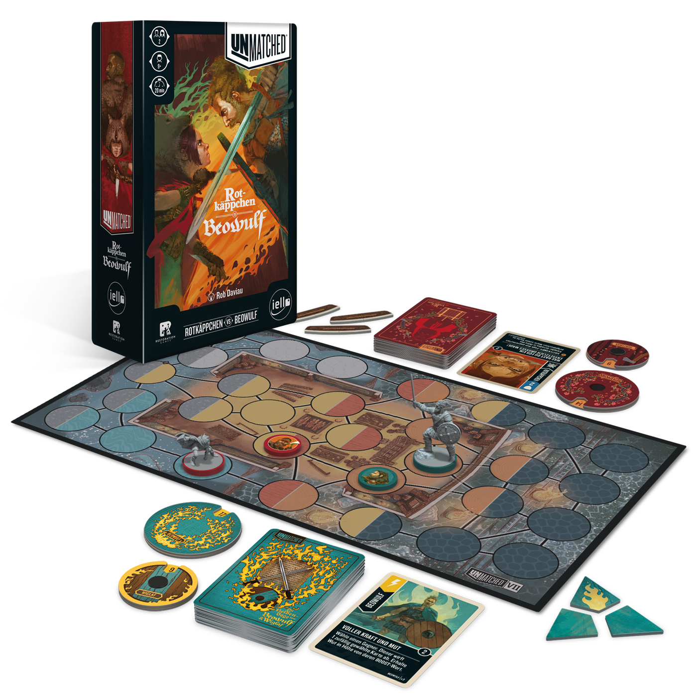 UNMATCHED: Rotkäppchen vs. Beowulf von Iello – Hutter Trade